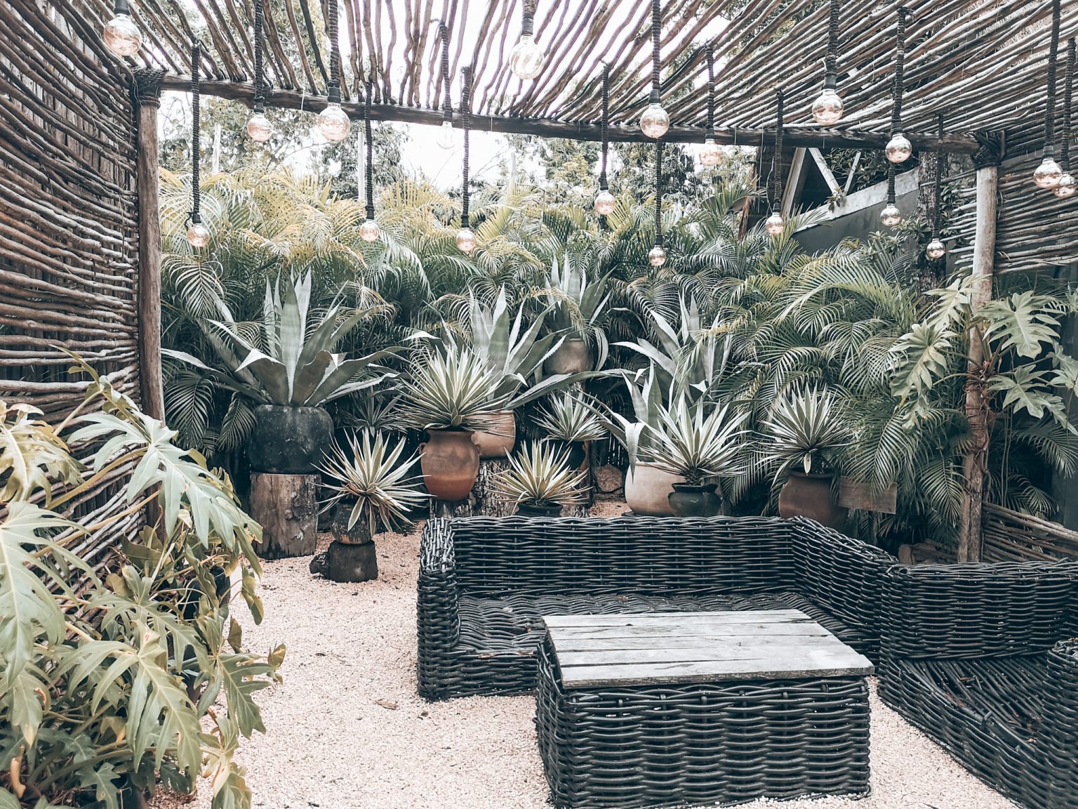 The best boutique hotels in Tulum, México with boho chic.