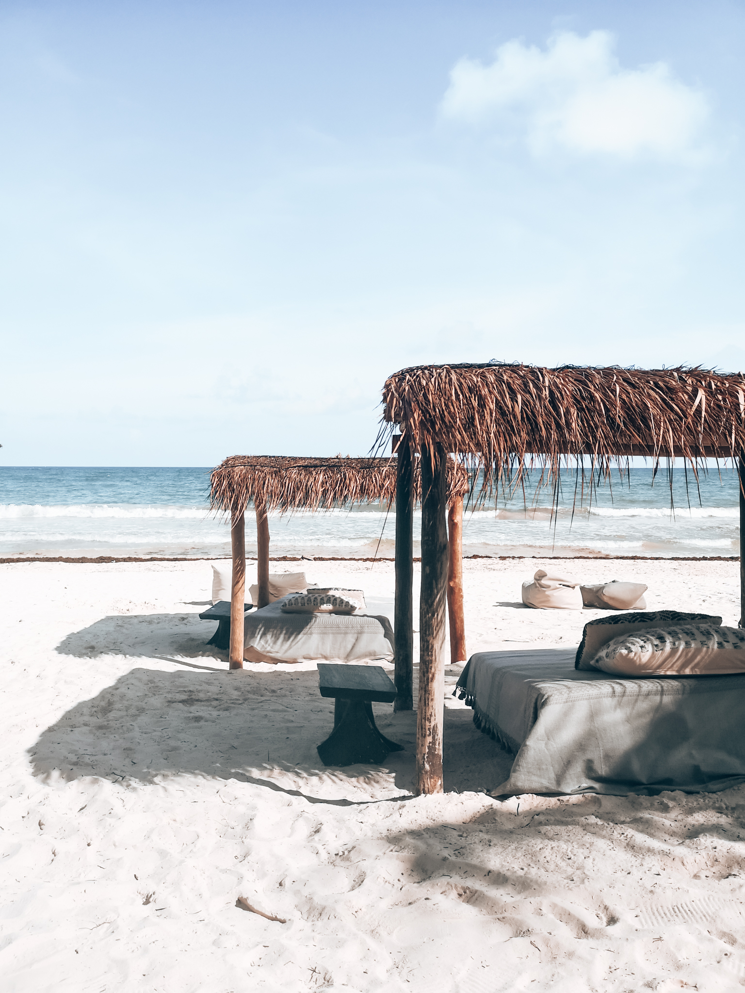 The best boutique hotels in Tulum, México with boho chic.