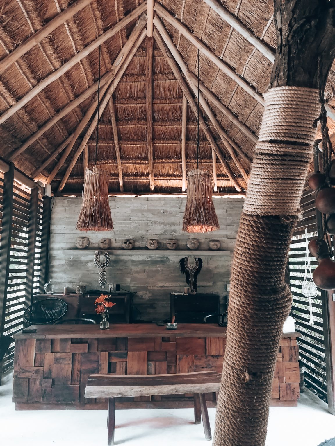 The best boutique hotels in Tulum, México with boho chic.